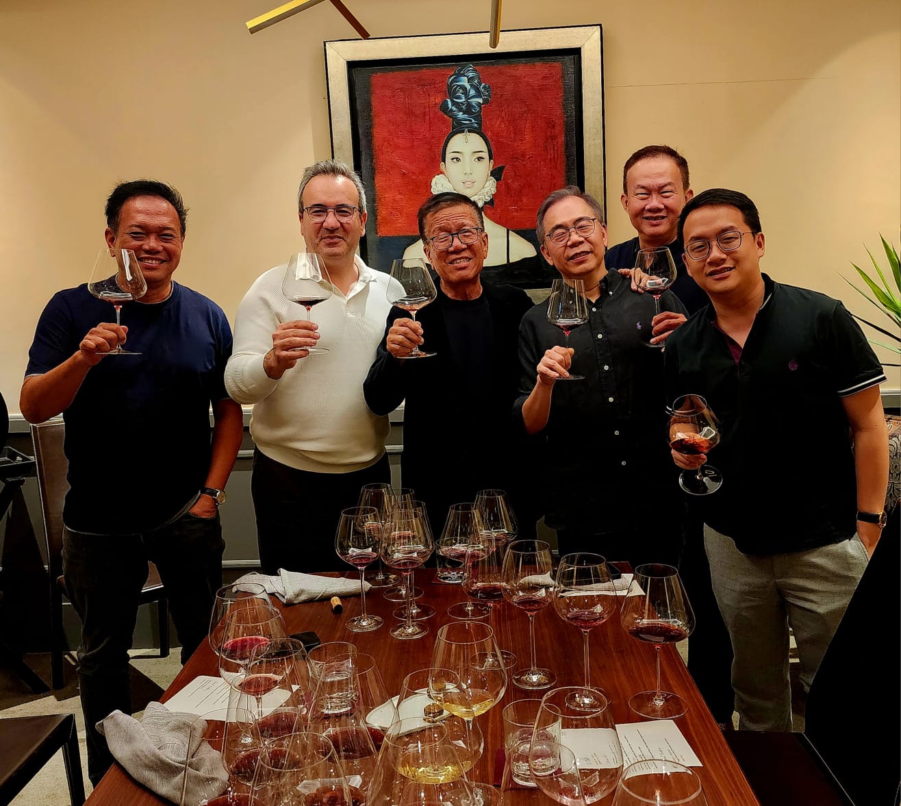 Dinner with Crurated: Charles Lachaux, Pierre Peters, Benoit Ente ...